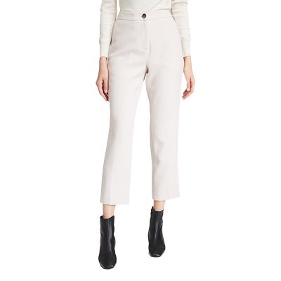 海兰丝时尚米色休闲裤