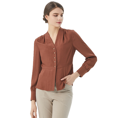 海兰丝时尚气质修身衬衫