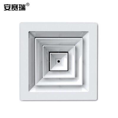 安赛瑞方形散流器面板3030cm接管10cm方形散流器出风口管