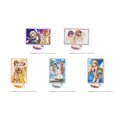 预售定金 A3 某科学的超电磁炮 角色宣传海报 亚克力立牌日谷周边