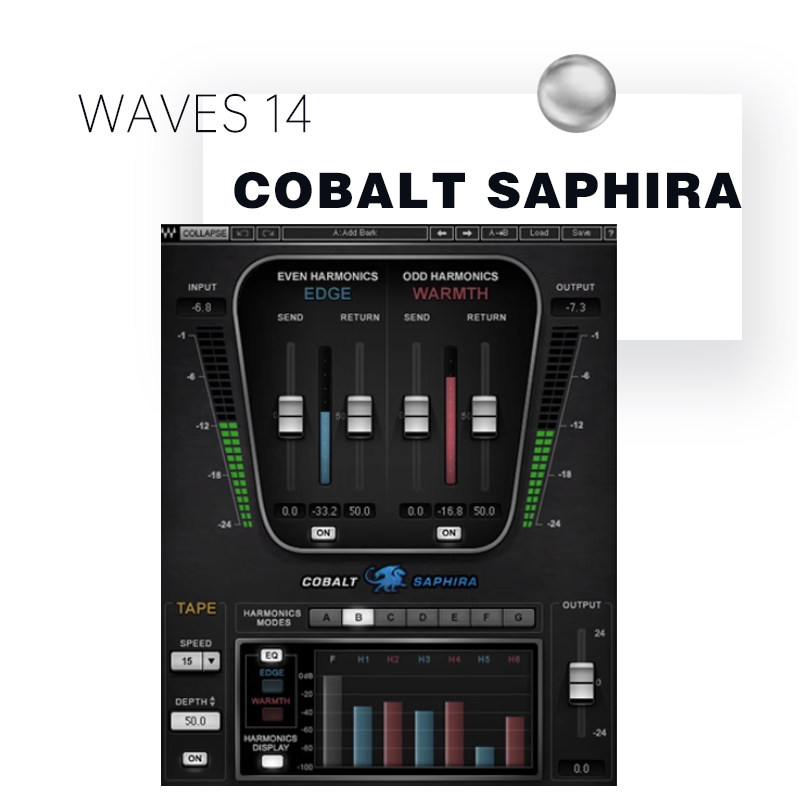 WAVES14 Cobalt Saphira插件音乐制作编曲混音修音效果器_虎窝淘