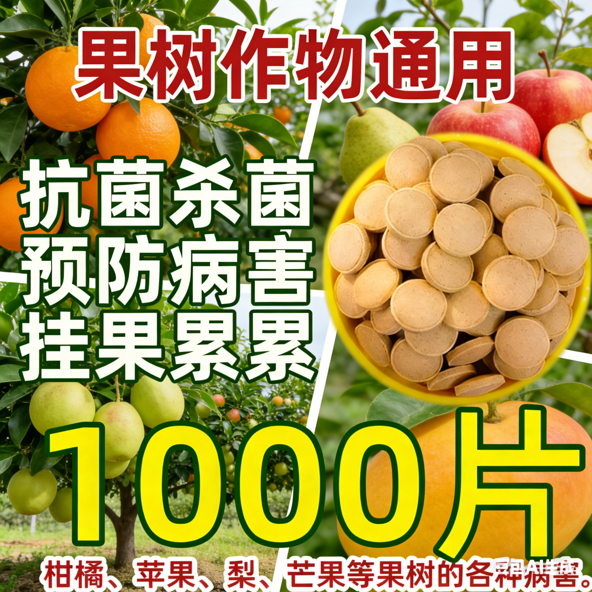 土霉素1000片果树蔬菜专用农作物抗菌杀菌番茄辣椒类饲料添加剂