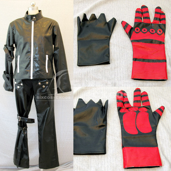 KOF拳皇 K' COS服装定做 Cosplay Costume