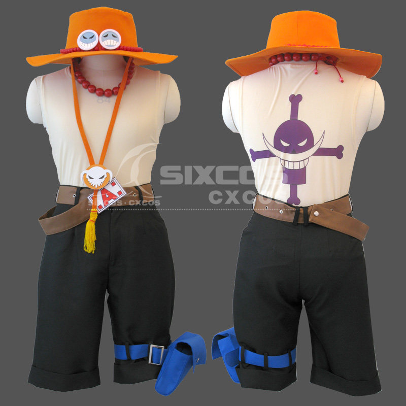 海贼王 火拳艾斯 COS服装定做 One Piece-Portgas D.Ace Cosplay
