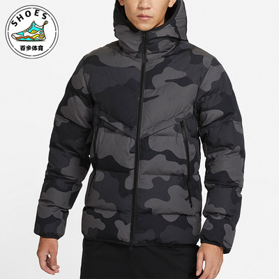 Nike/耐克正品冬季男子运动休闲保暖透气连帽棉服 DQ4936-254