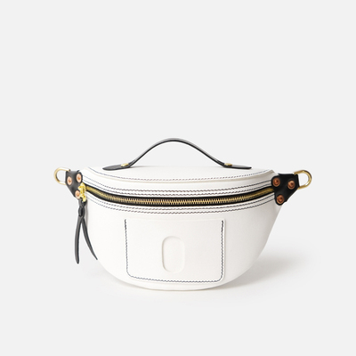 牛皮胸包LINEARTISANAL全铜五金