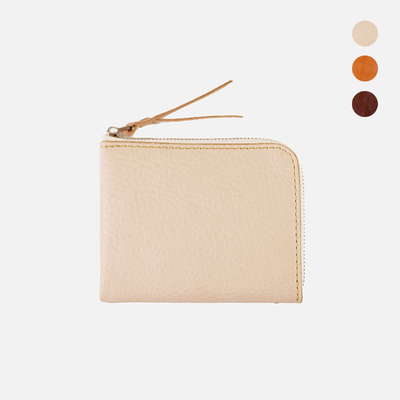 【匠线】LINE ARTISANAL 植鞣皮 拉链零钱包 设计款