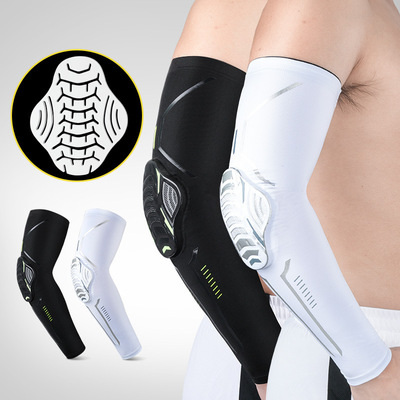 Sports Arm Sleeve with Impact Protection Elbow Support