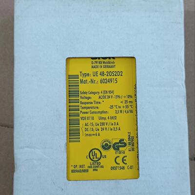 UE48-20S2D2 安全继电器 订货号6024915议价维修