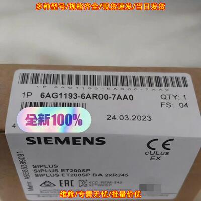 6AG1193-6AR00-7AA0 SIPLUS ET200SP BA 2xRJ45工控模块议价维修
