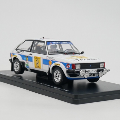 Ixo 1:24 Talbot Sunbeam Lotus WRC 1981塔伯特拉力赛车模型玩具