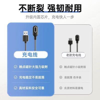 适用于小天才手表Z7S充电线W2225AC儿童电话手表磁吸式充电线