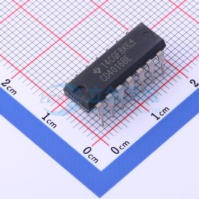 信号开关/编解码器/多路复用器 CD4016BE PDIP-14 TI/德州 元器件