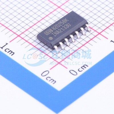 差分运放 INA2133U SOIC-14 TI/德州 电子元器件配单原装正品