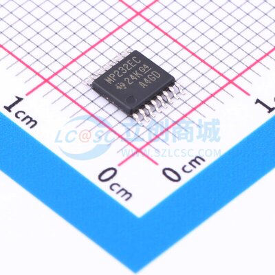 RS232芯片 MAX3232ECPW TSSOP-16 TI/德州 电子元件配单原装正品