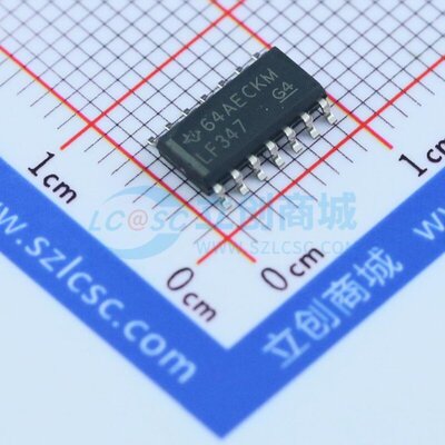 FET输入运放 LF347DR SOIC-14 TI/德州 电子元器件配单原装正品