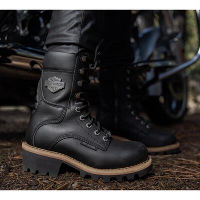 海外代购Harley Davidson/哈雷戴维森女士时装靴防滑耐磨