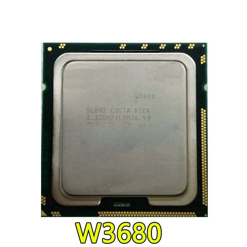 INTEL XONE W3680六核3.33 MHZ LeveL2 8M 4核Turbo频率3600工作_虎窝淘