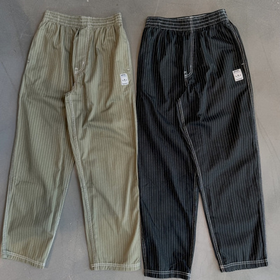 Adidas三叶草 男女运动休闲潮流复古条纹刺绣长裤 JP4488 JP4489