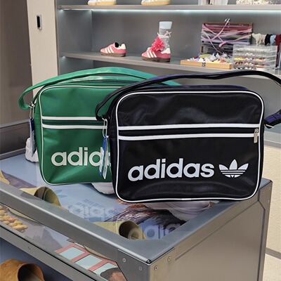 Adidas三叶草 男女运动休闲潮流单肩复古斜跨背包 JW0924 JW3346