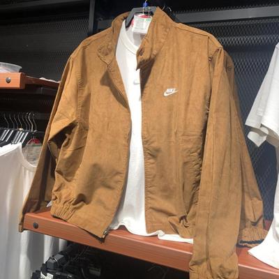 Nike耐克 男子运动休闲潮流复古灯芯绒高领哈灵顿夹克外套 FZ0632