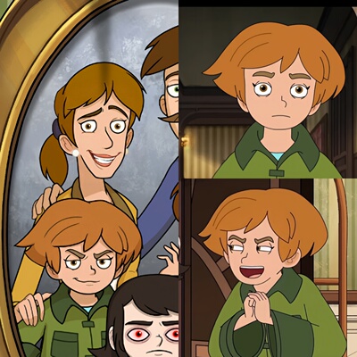 闹鬼旅馆阿巴顿cos假发成品