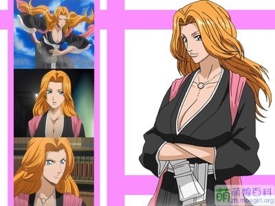 帝都动漫COSPLAY假毛 BLEACH死神 COS松本乱菊 橘黄卷发假发定做