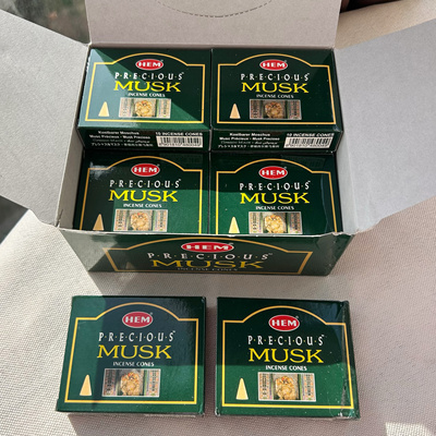 ‌“有麝自然香，何必当风立” HEM印度香塔香 麝香MUSK 香薰锥香