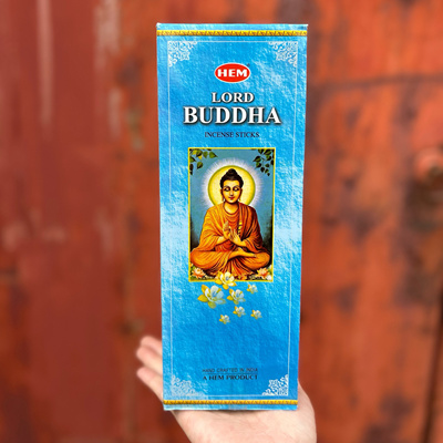 印度进口正品HEM《佛陀》BUDDHA香薰线香供奉香净化空气 / 竹签香