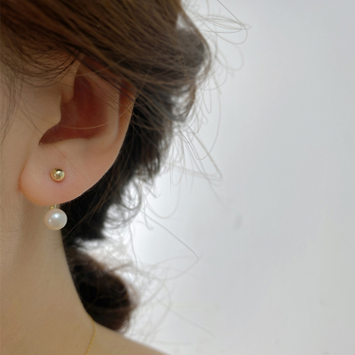 天然珍珠日韩女两戴耳环