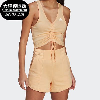 阿迪达斯女子修身运动背心