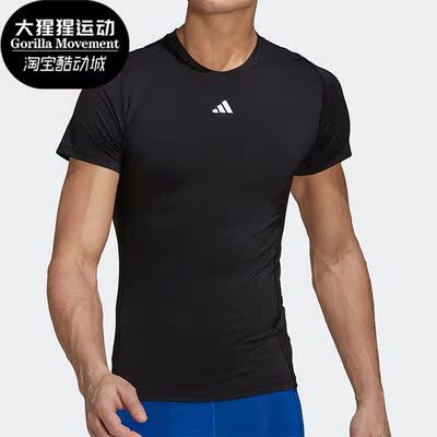 阿迪达斯短袖男子运动T恤