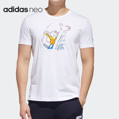 阿迪达斯女士运动休闲T恤