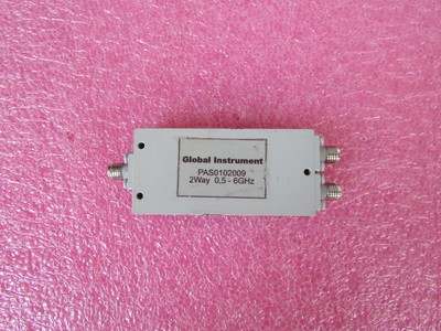 Global进口PAS0102009 0.5-6GHz 5WSMA射频同轴一分二功分器