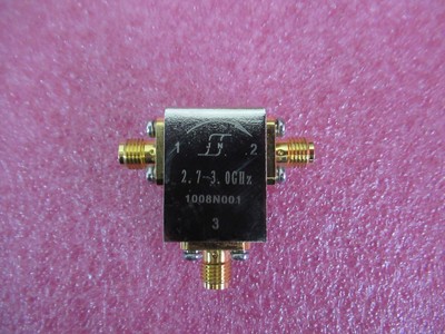 国产 2.6-3.2GHz 2600-3200MHz SMA母 射频微波同轴环形器