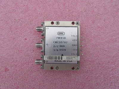 CMC CMCS0782 0.05-12.4GHz SMA SPDT TTL 射频微波 PIN 固态开关