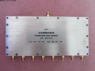 800-2600MHz 50W SMA RF 射频同轴8路八合一合路器 频率可定制