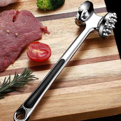 1pcs Aluminum Steak Metal Hammer 19 Cm Meat Tenderer Heavy D