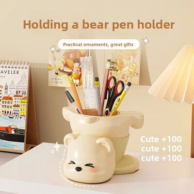 Creative Workstation Decoration Makeup Brushes Stationery St