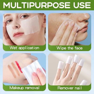 Sadoer Avocado Gentle Makeup Cotton Pads Convenient for Remo