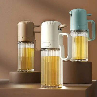 250ml Kitchen Oil Spray Bottle Glass Cooking Anti-leakage Ol