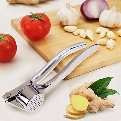 Kitchen aluminum alloy garlic grinder, extruder, manual pres