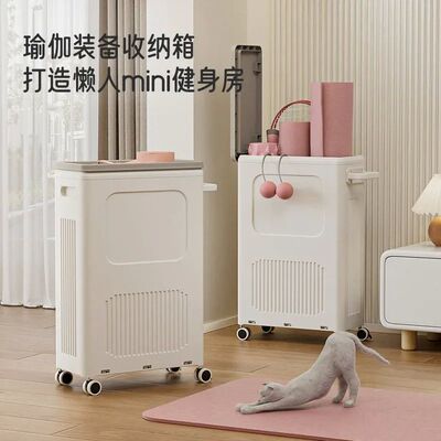 Removable yoga mat cart storage basket Household plastic  bo