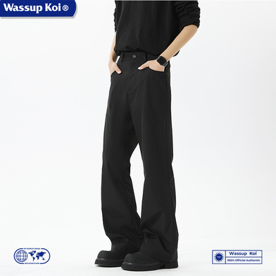 WASSUPKOI日系休闲直筒百搭西裤