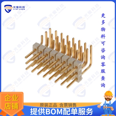 HTSW-108-08-G-T-RA 连接器CONN HEADER R/A 24POS 2.54MM