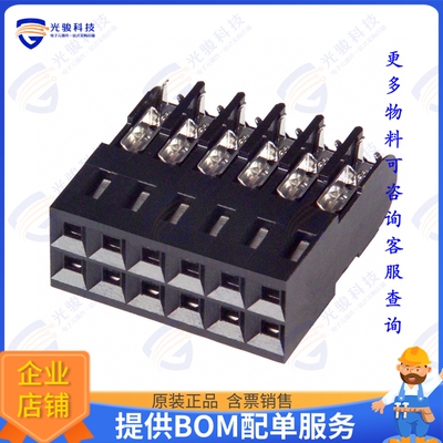 5-102448-4 连接器CONN RCPT 12P IDC 20-22AWG GOLD