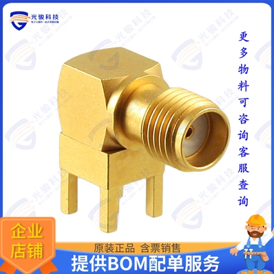 050-653-0000310 连接器CONN SMA RCPT R/A 50 OHM PCB