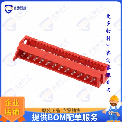 9-215083-4 连接器CONN PLUG 24POS IDC 28AWG TIN