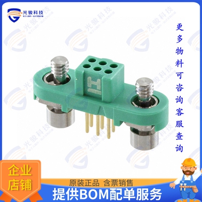 G125-FV10605F1P 连接器CONN RCPT 6POS 0.049 GOLD PCB