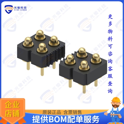 823-22-012-10-000101 连接器CONN SPRING PISTON 12POS PCB